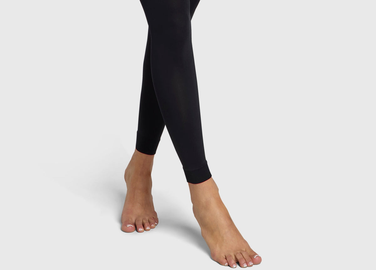 Footless Tights | Black Cut-Off & Open Toe Tights | Heist Studios